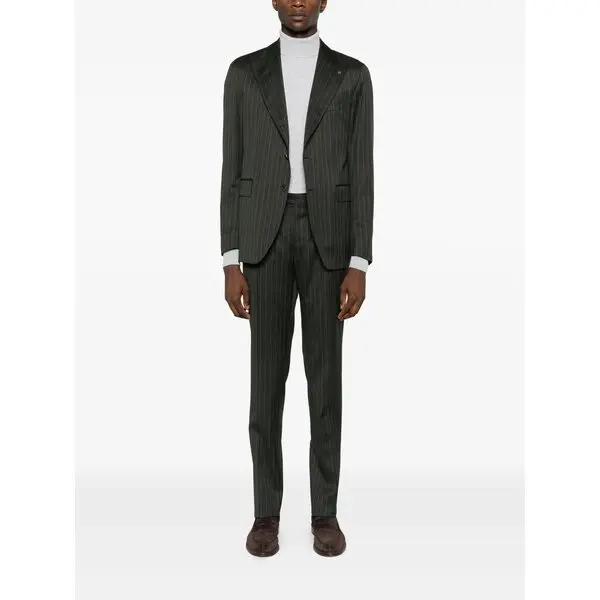 Tagliatore Grey Suits Single Breasted Suits