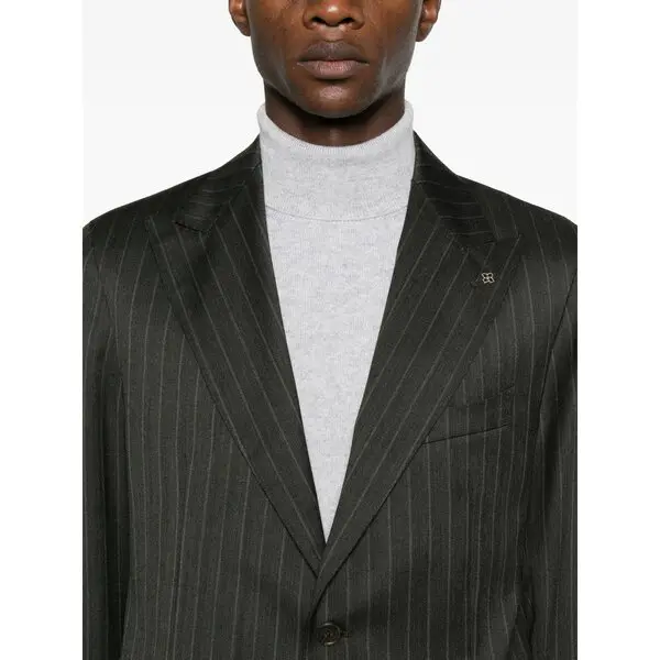 Tagliatore Grey Suits Single Breasted Suits
