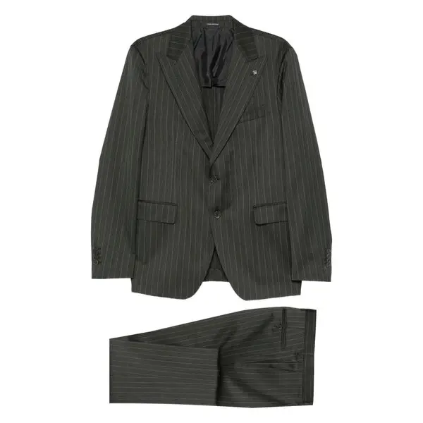 Tagliatore Grey Suits Single Breasted Suits - Gray