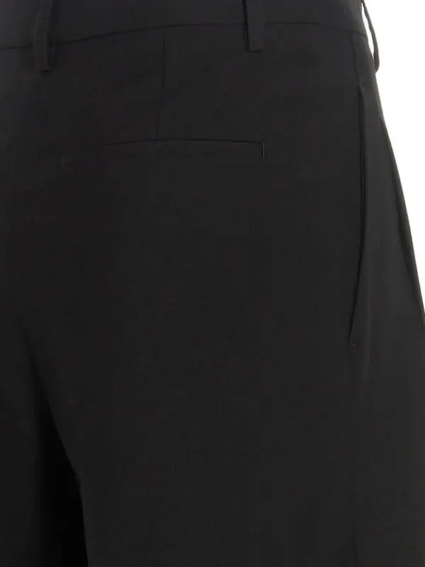 Burberry Madge Wool Wide Leg Pants