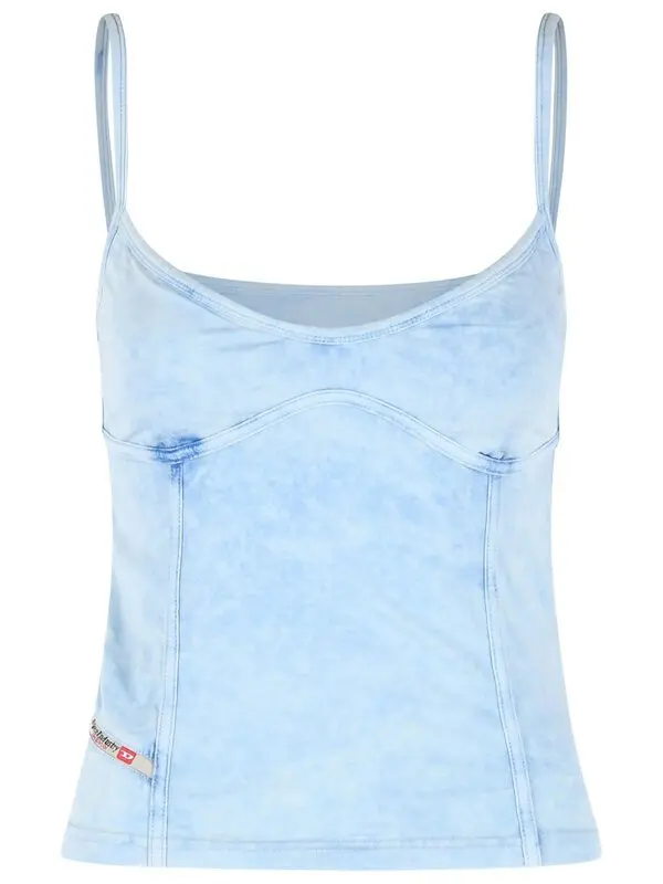 DIESEL® Ony Light Stretch Cotton Tank Top - Blue