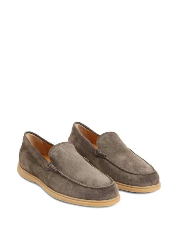 TOD'S Suede Leather Loafers - Multicolor