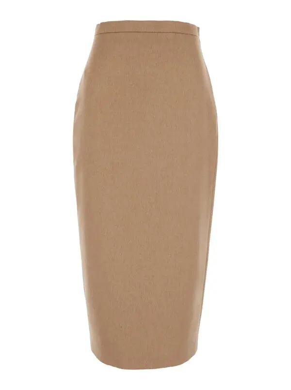 Max Mara Wool Pencil Skirt - Multicolor