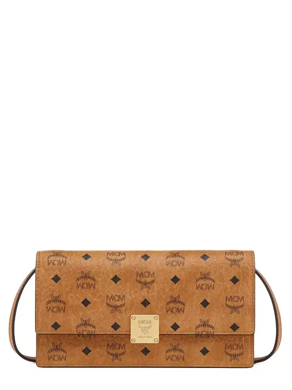 Mcm Aren Wallet With Shoulder Strap