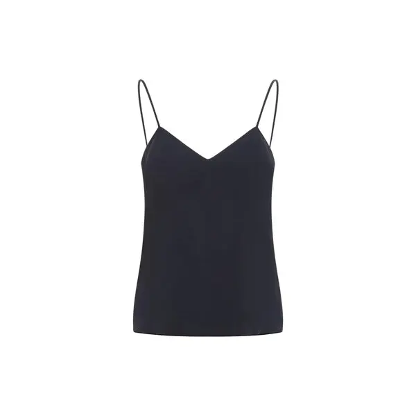 Max Mara Unghia Washed Silk Tank Top - Blue