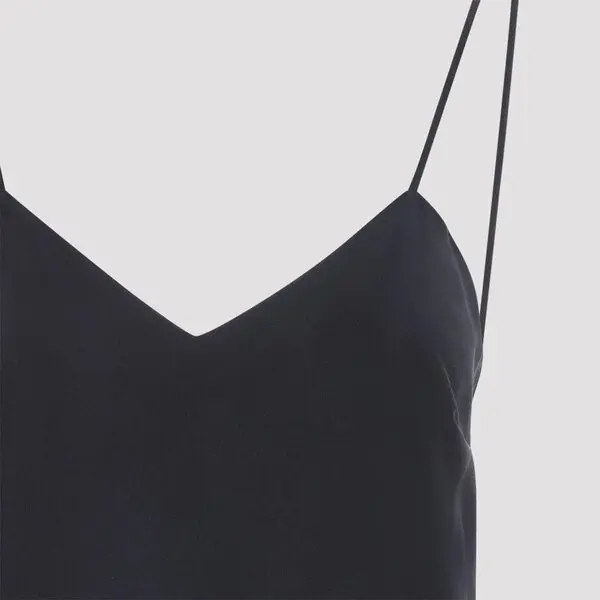 Max Mara Unghia Washed Silk Tank Top - Blue