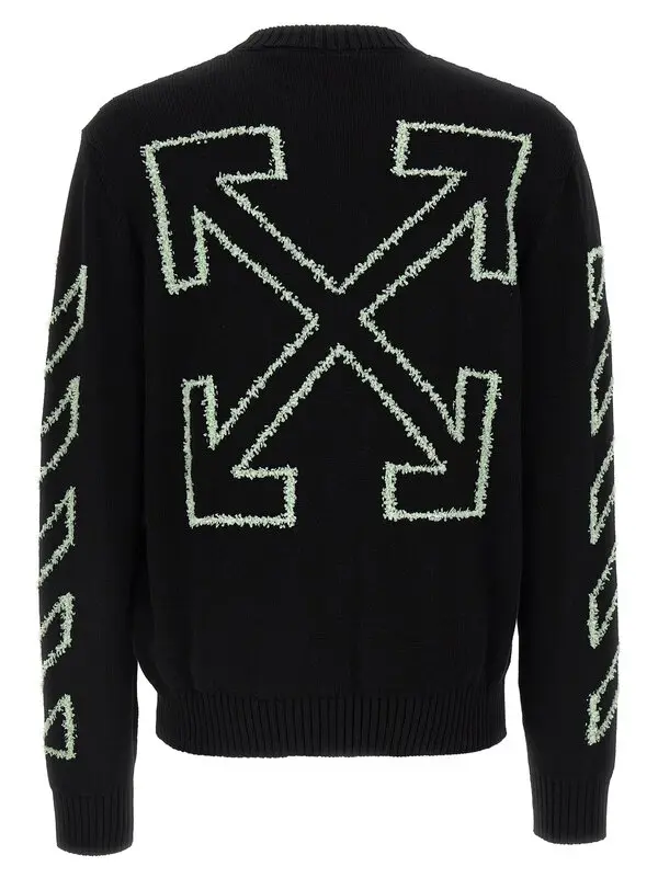 Off-White Diag Outline Sweater - Black