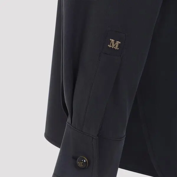 Max Mara Siamese Washed Silk Shirt