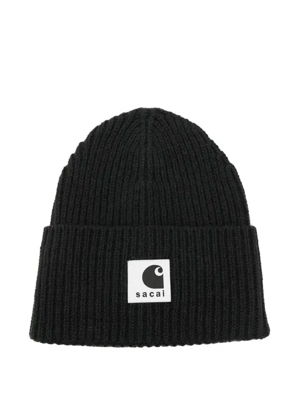SACAI X CARHARTT WIP Logo Wool Beanie - Multicolor