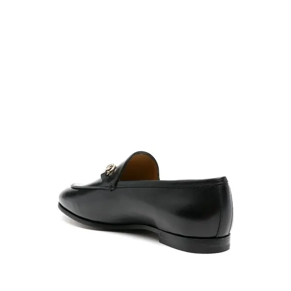 Gucci Leather Horsebit Loafers - Black