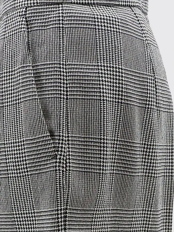 Max Mara Tailored Check Shorts - Blue
