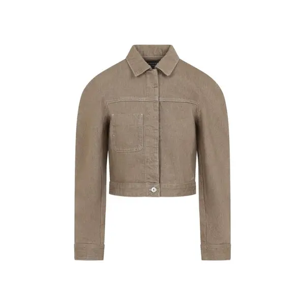 Jacquemus Ovalo Cargo Jacket - Brown