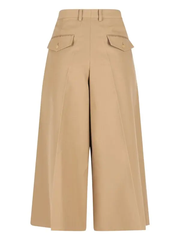 Celine Wool Blend Cropped Trousers
