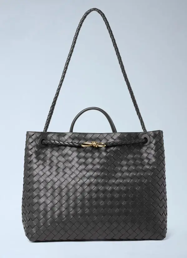 Bottega Veneta Andiamo Handbag - Black