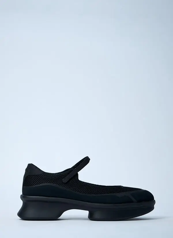 Prada Logo Motif Shoes - Black