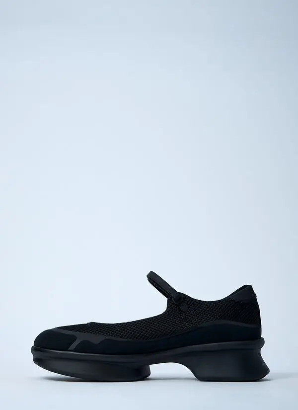 Prada Logo Motif Shoes - Black