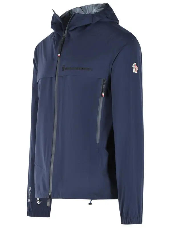 Moncler Shipton' Navy 'gore-tex' Foldable Shell Jacket
