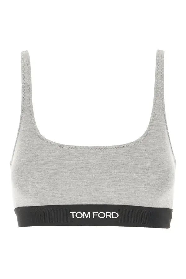 TOM FORD Logo Elasticated Tank - Multicolor