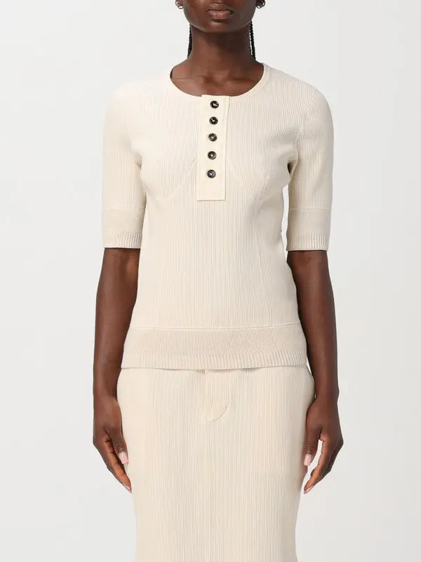 Bottega Veneta Cotton-elastane T-shirt - Cream