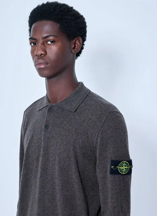 Stone Island Long Sleeve Polo