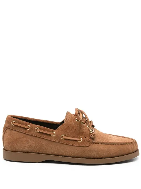 Celine Bateau Leather Boat Shoes