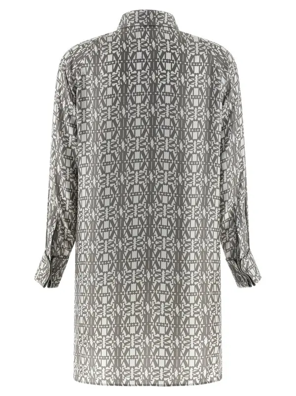 Max Mara Grembo Silk Twill Mini Dress