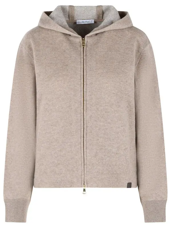Max Mara Cashmere And Virgin Wool Sweatshirt - Cream