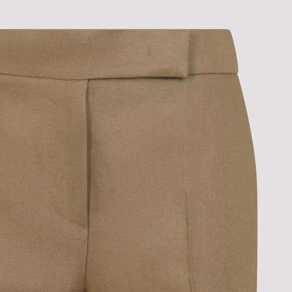 Max Mara Badesse Linen Pants - Brown