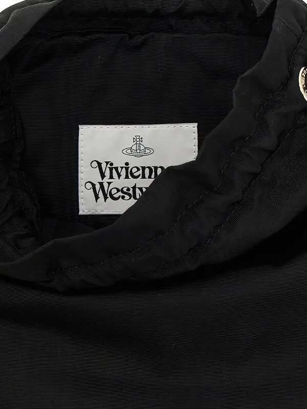 VIVIENNE WESTWOOD Drawstring Pouch Handbag - Black