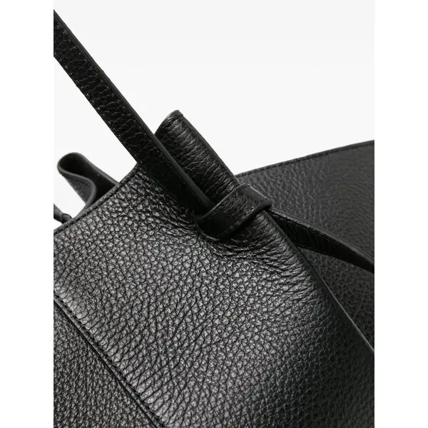 Yuzefi Calf Leather Tote Bag - Black