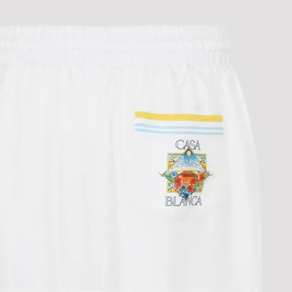 Casablanca Flower Court Icon Shorts