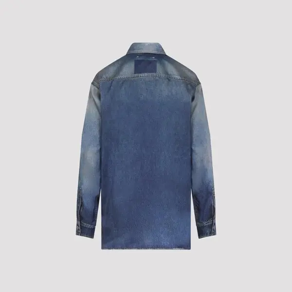 GOLDEN GOOSE Patty Over Shirt - Blue