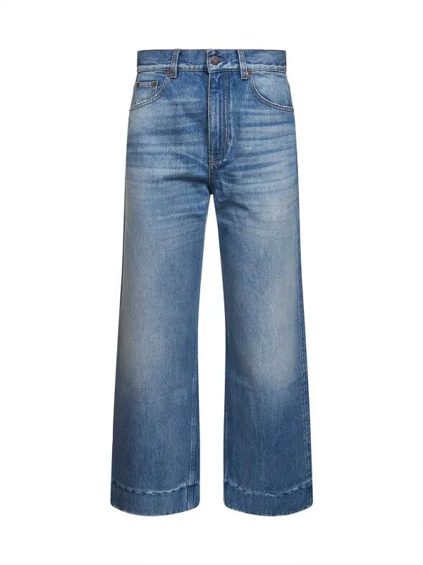 Chloé Organic Cotton Denim Jeans - Multicolor
