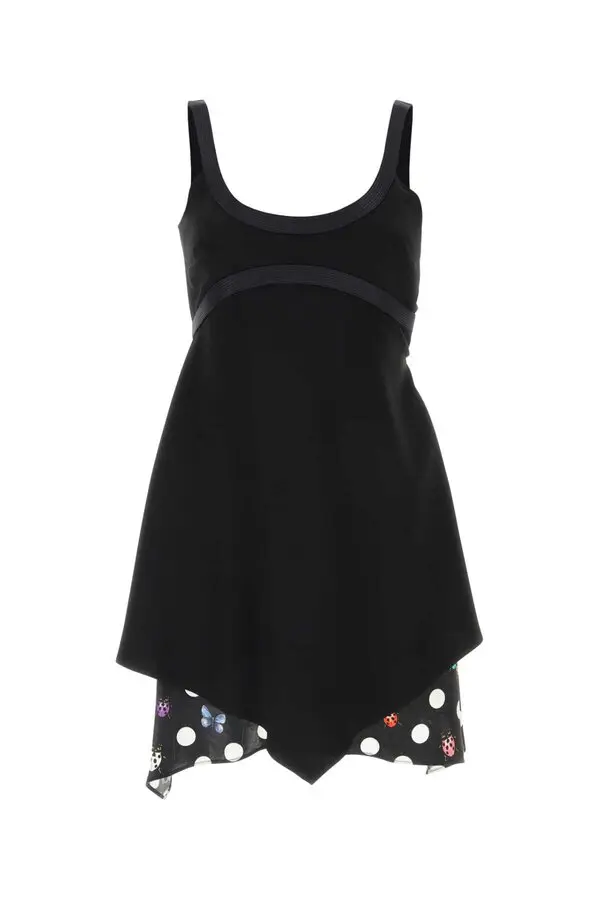 Versace Acetate Blend Mini Dress