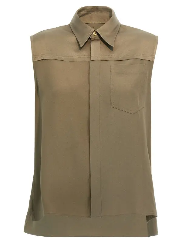 AMI Paris Viscose Shirt - Gray