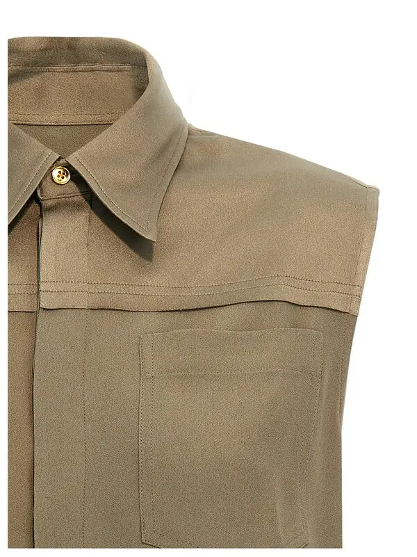 AMI Paris Viscose Shirt - Gray