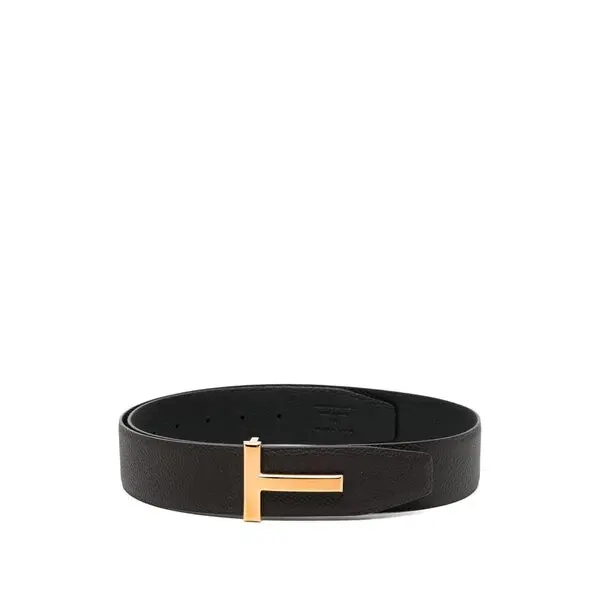 TOM FORD Reversible Leather Belt - Brown