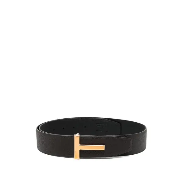 TOM FORD Reversible Leather Belt - Brown