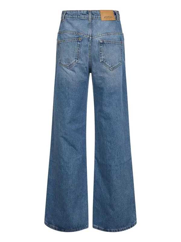 Isabel Marant Étoile Light Blue Cotton Denim Lemony Jeans - Multicolor