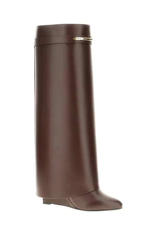 Givenchy Shark Lock Wedge Boots - Multicolor