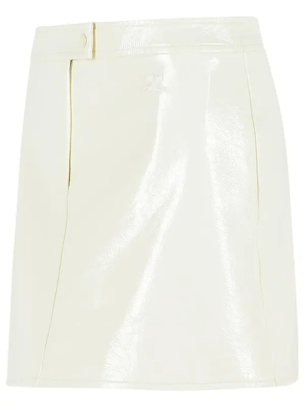 COURREGES Reedition' Polyester Blend Miniskirt