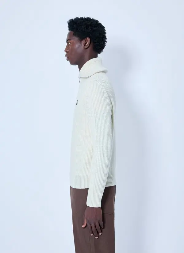Moncler Ribbed Cotton Sweater