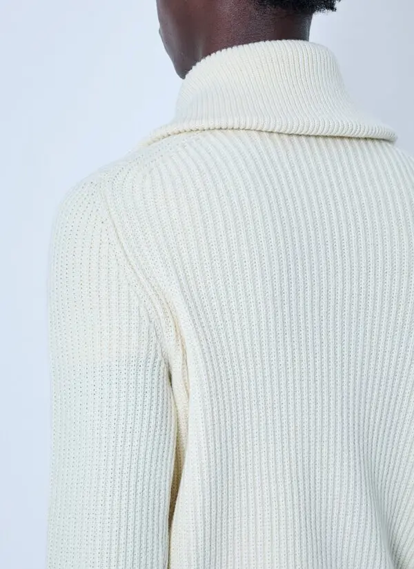 Moncler Ribbed Cotton Sweater