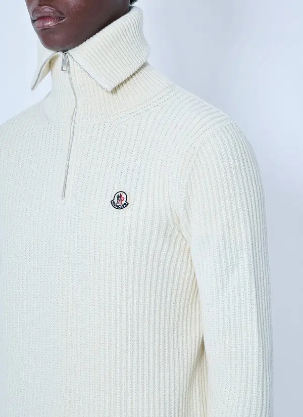 Moncler Ribbed Cotton Sweater