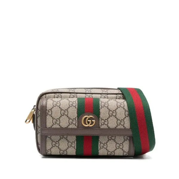 Gucci Classic Gg Canvas Shoulder Bag - Cream