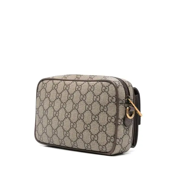 Gucci Classic Gg Canvas Shoulder Bag - Cream