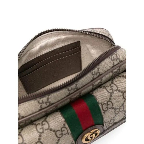 Gucci Classic Gg Canvas Shoulder Bag - Cream