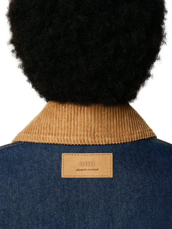 AMI Paris Worker Denim Jacket - Multicolor