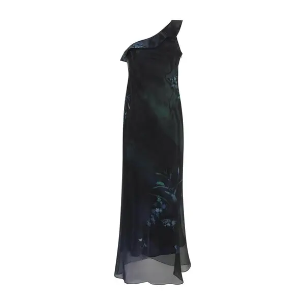 Giorgio Armani One-shoulder Long Dress