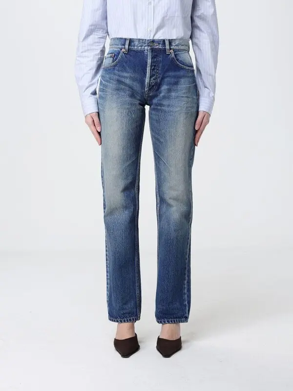 Saint Laurent Slim Fit Denim Jeans - Blue